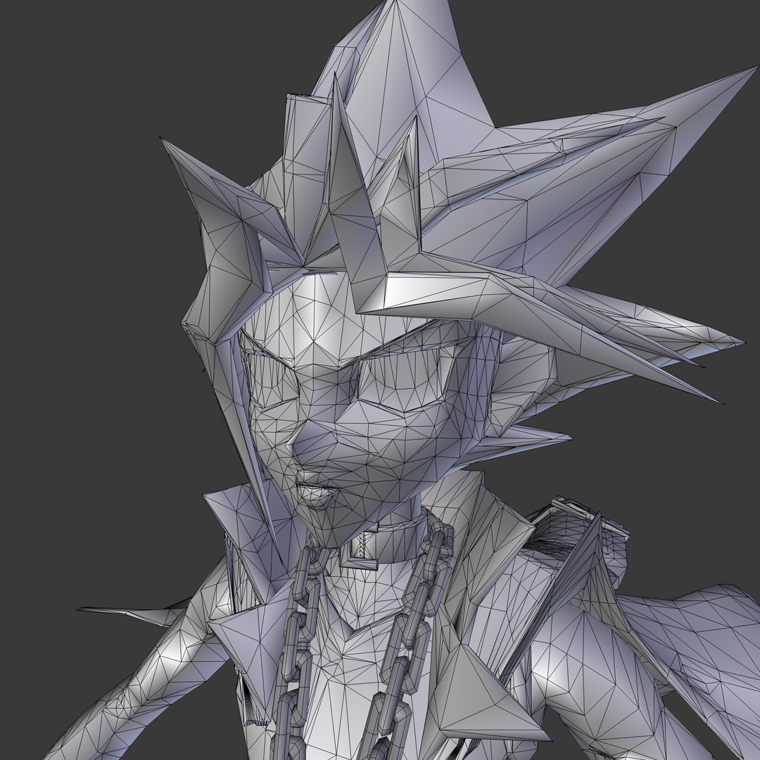 3D Yami Yugi Yugioh Anime Lowpoly 3D Model - TurboSquid 1952435