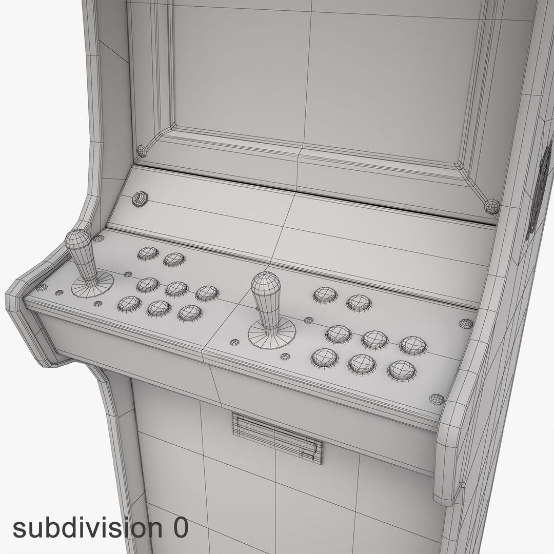 Free 3D arcade machine - TurboSquid 1212120