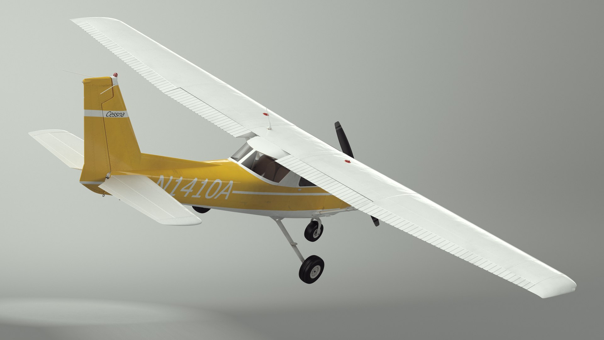 Flight Training Airplane Cessna 150 3D - TurboSquid 2245955
