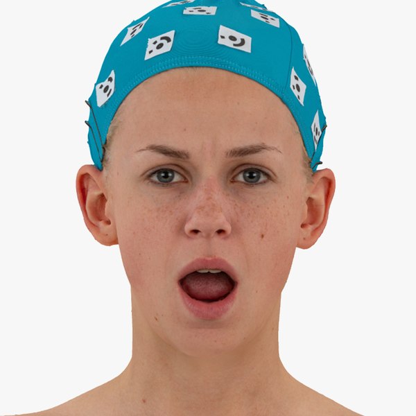 Rhea human head rage 3D model - TurboSquid 1673513