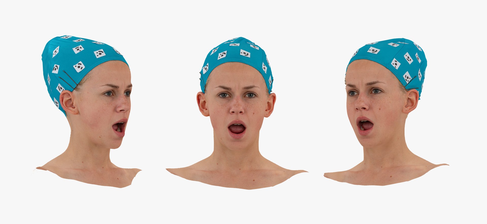 Rhea Human Head Rage 3D Model - TurboSquid 1673513