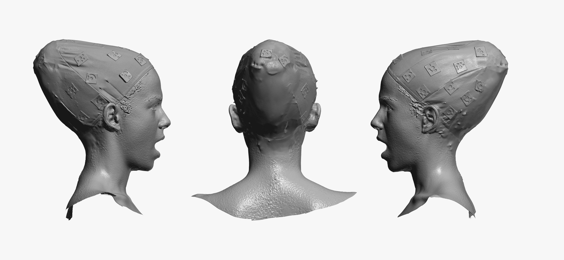 Rhea Human Head Rage 3D Model - TurboSquid 1673513