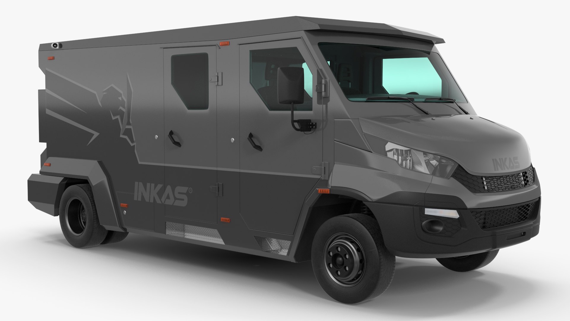 3D INKAS Armored Vehicle Rigged For Maya - TurboSquid 2052677