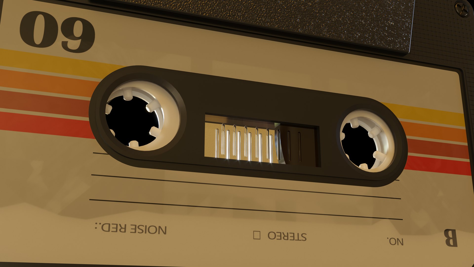 3D Double Cassette Stereo - TurboSquid 1687552