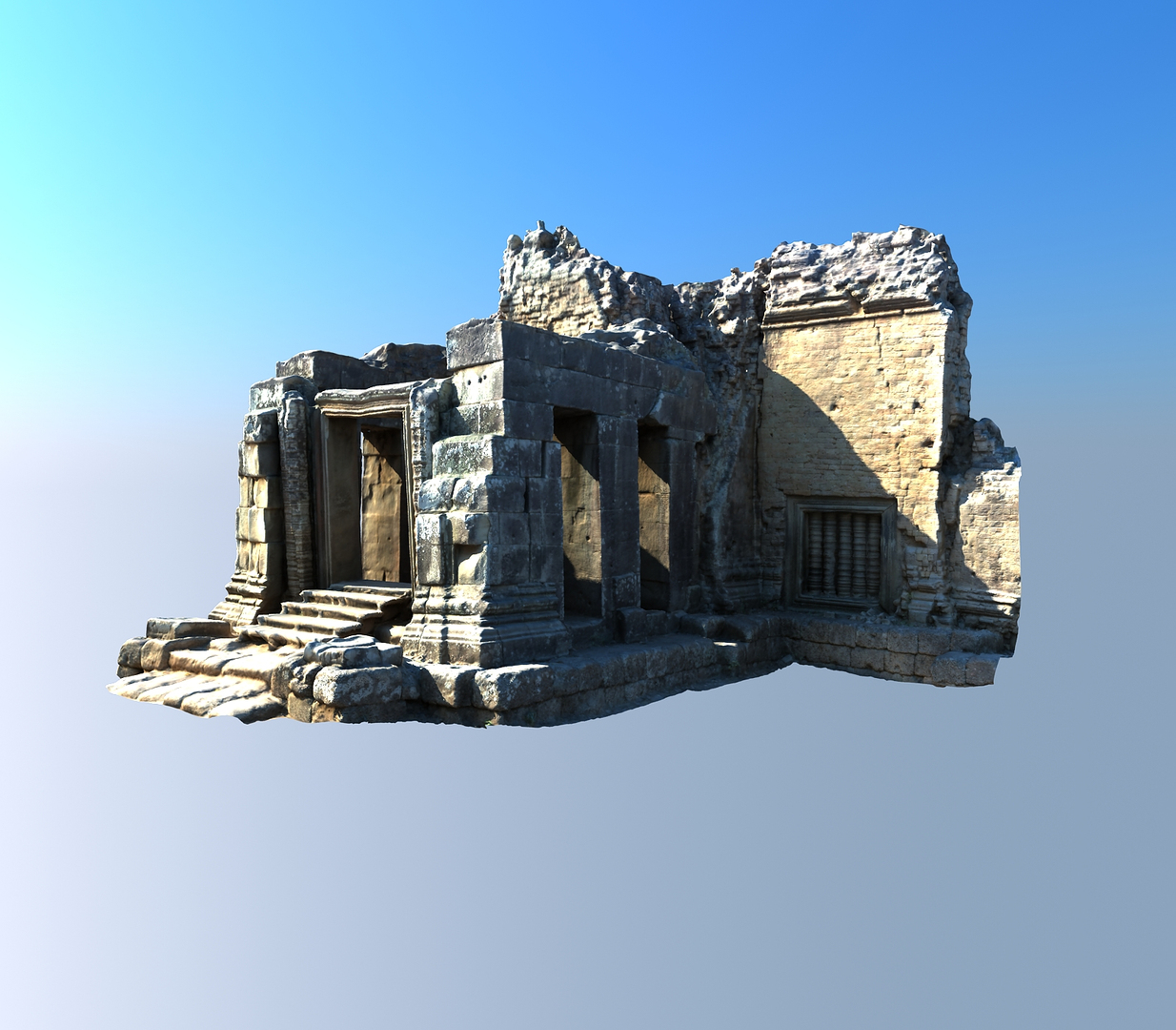 3d Model Lost Temples 16k