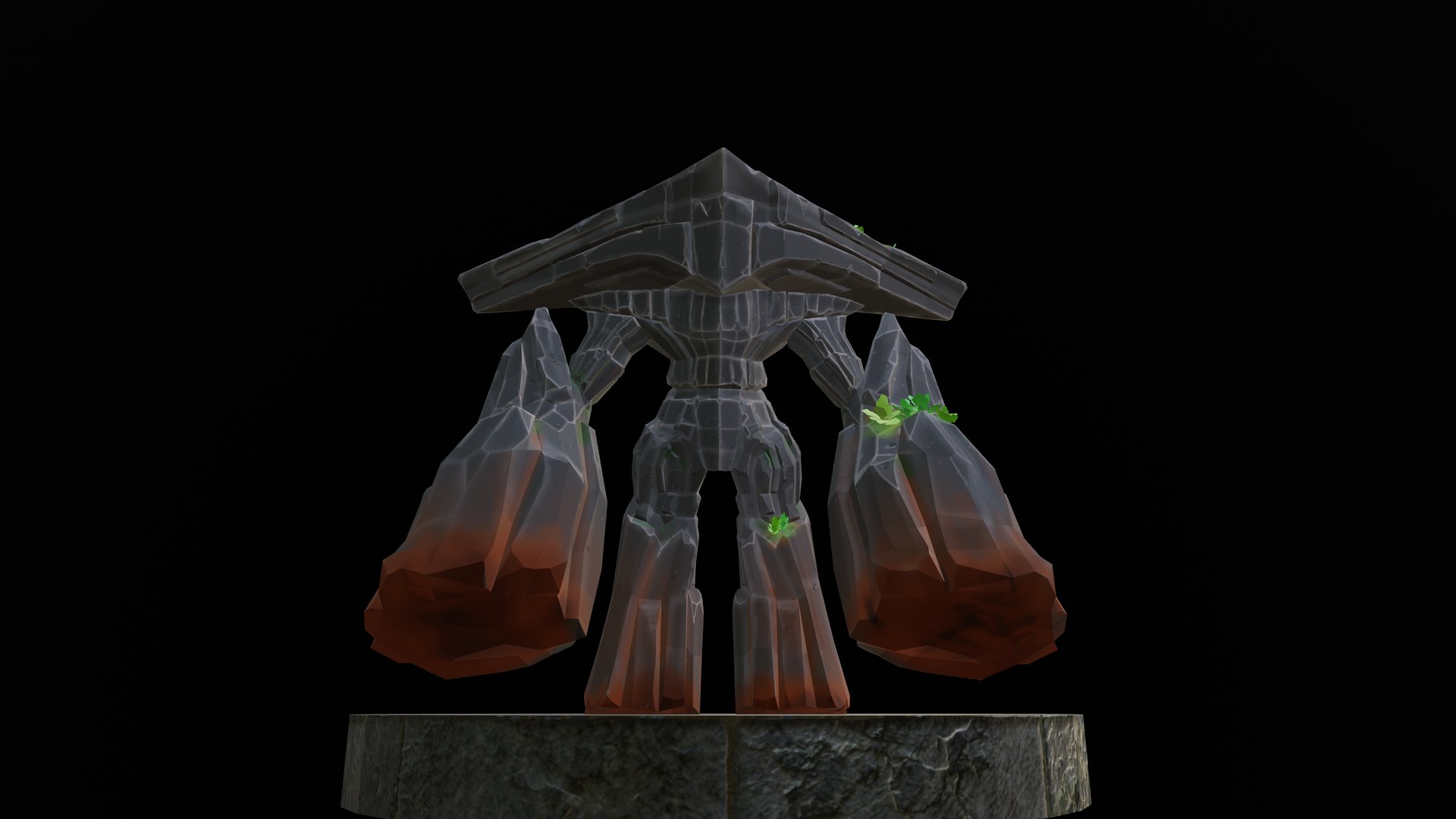 3D Stone Guardian Golem - TurboSquid 1910511