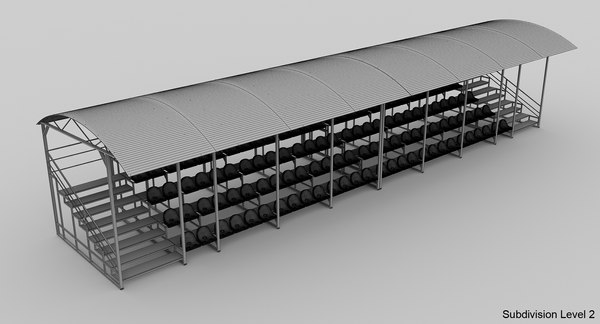 3d model bleachers 1