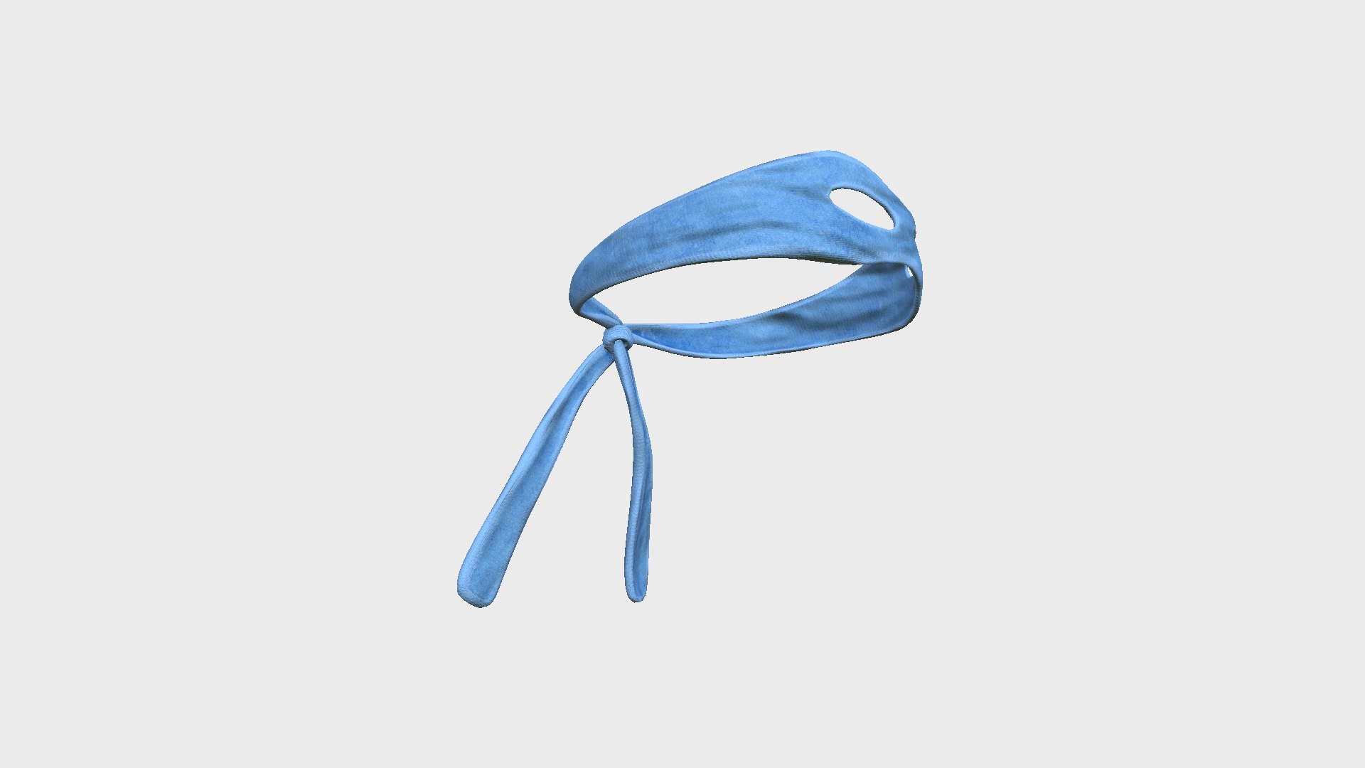 3D Turtle Ninja Mask 01 Blue - Bandana Character Design Model ...