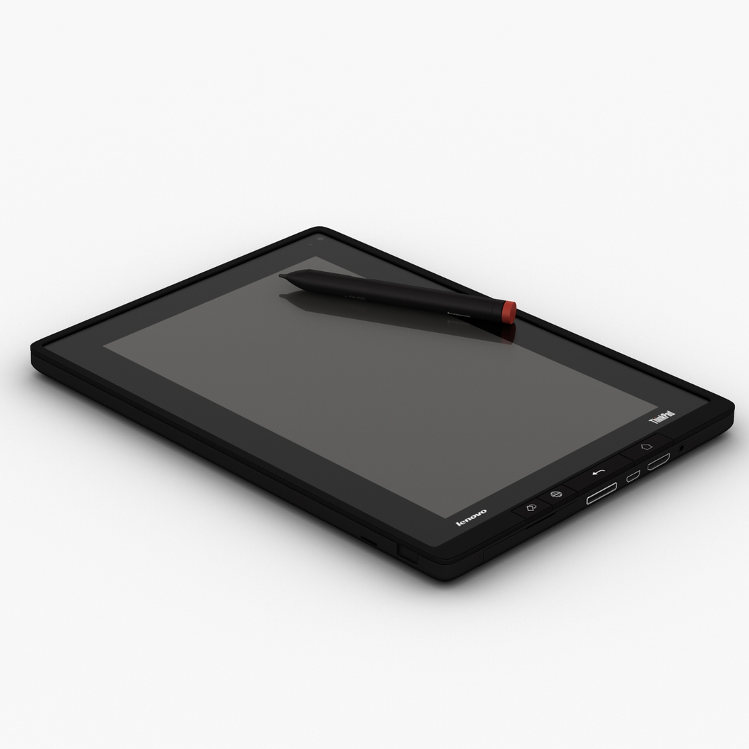 3d Model Tablet Lenovo Thinkpad Set