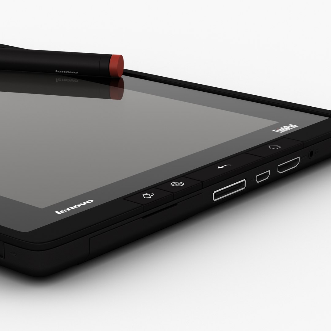 3d Model Tablet Lenovo Thinkpad Set