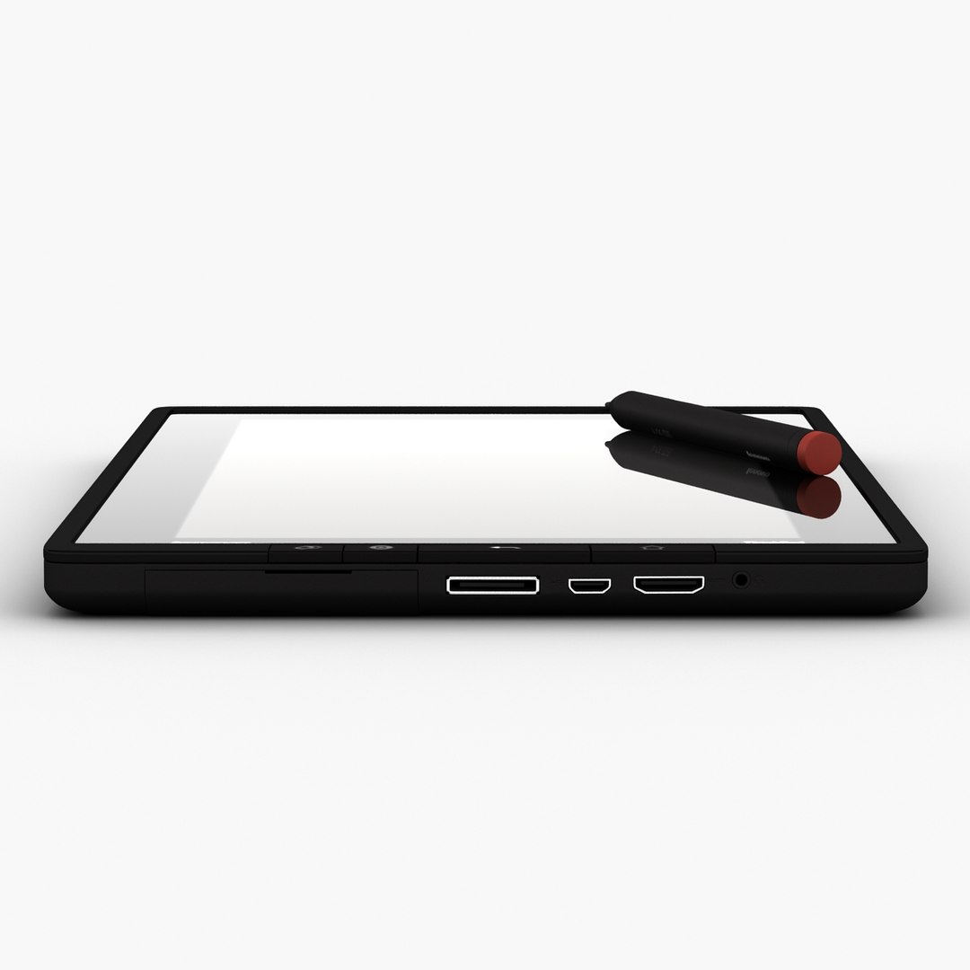 3d Model Tablet Lenovo Thinkpad Set