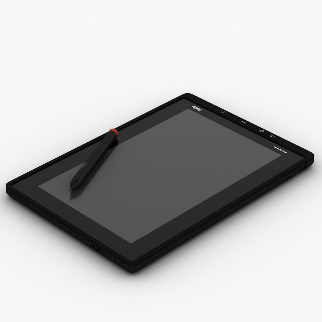 3d Model Tablet Lenovo Thinkpad Set