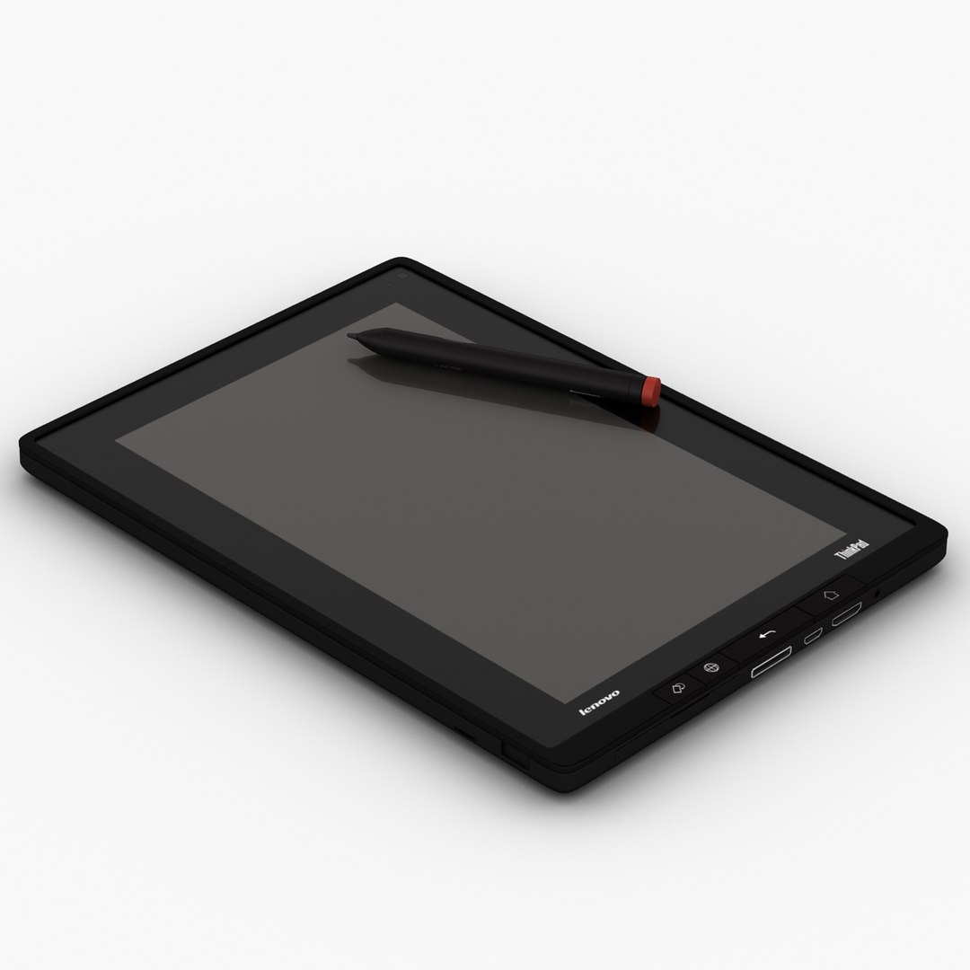 3d Model Tablet Lenovo Thinkpad Set