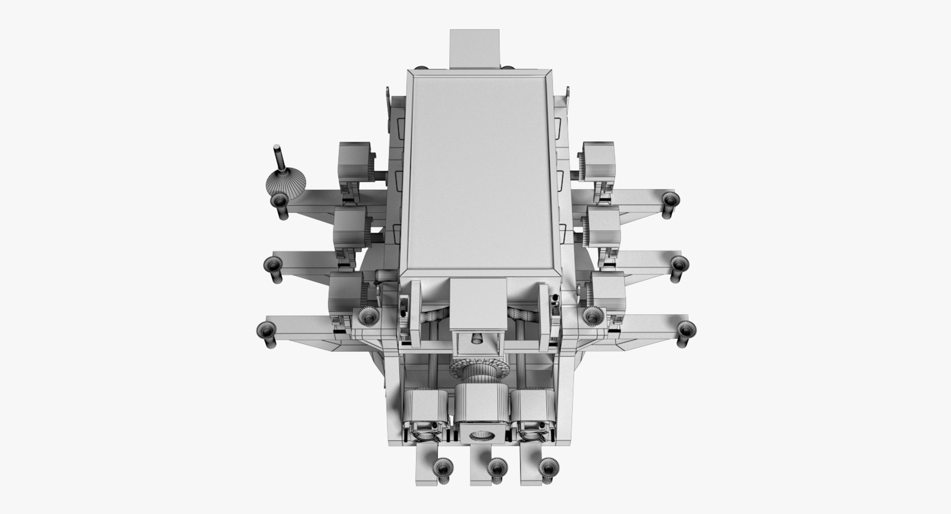 3d model subsea cluster manifold
