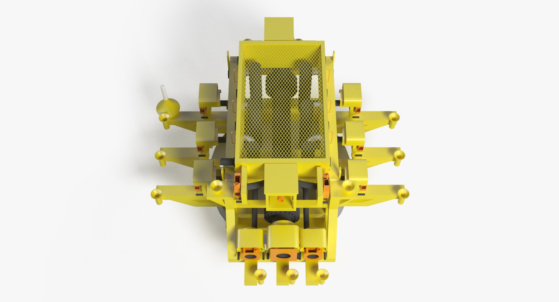 3d model subsea cluster manifold