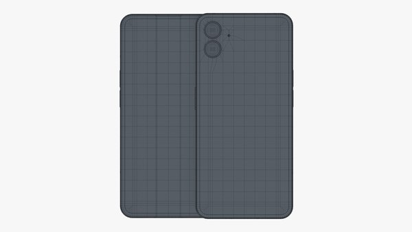 3D model Nothing Phone 1 Black - TurboSquid 1929276