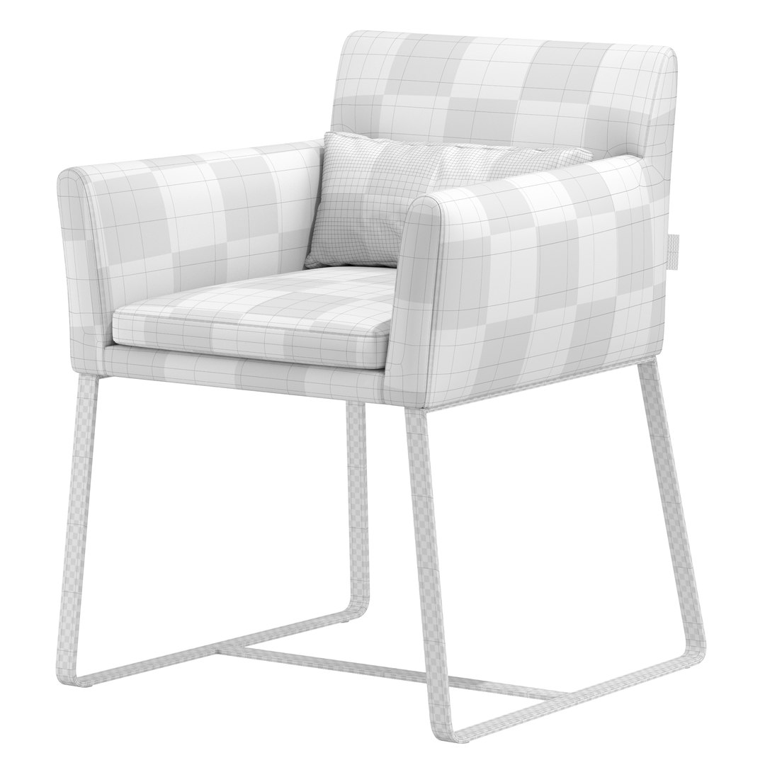 3D Pavia Chair Model - TurboSquid 2276311