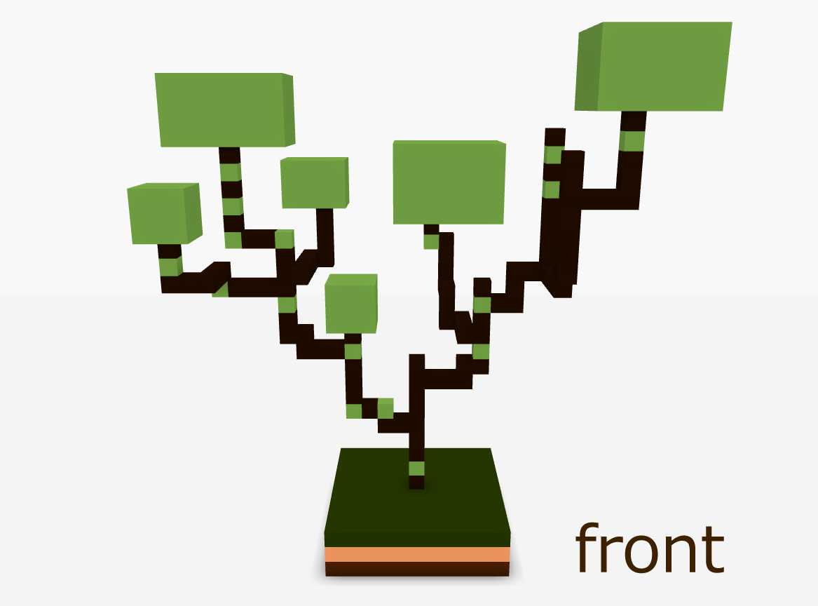 free obj model tree block