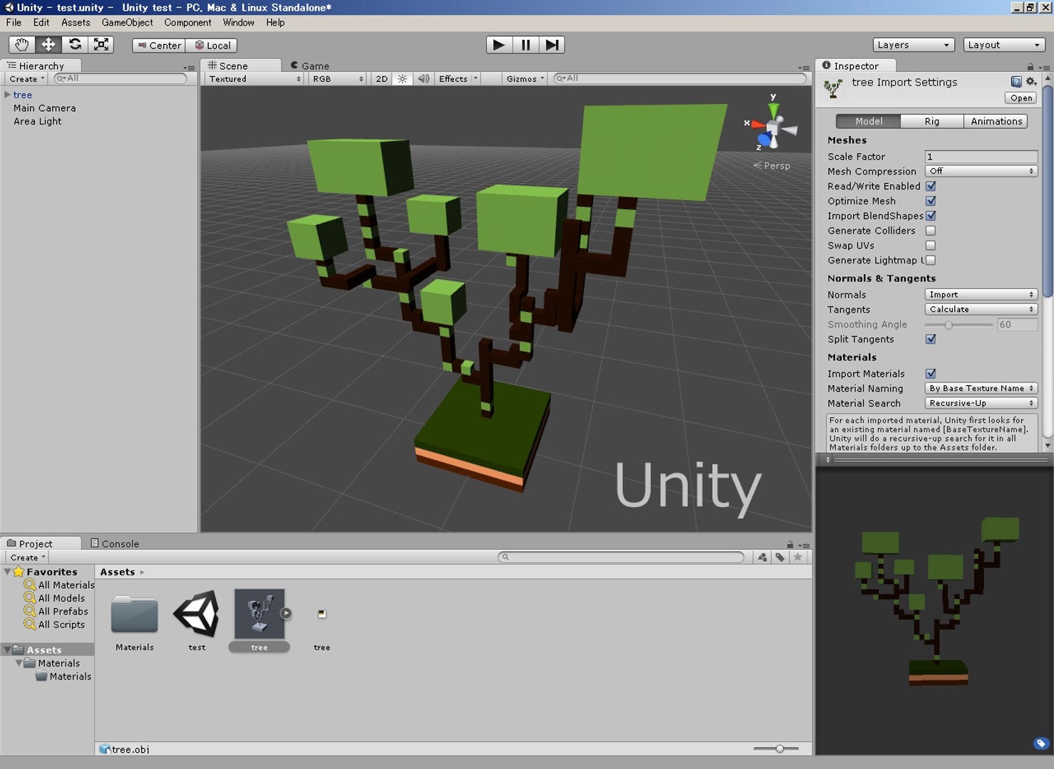 Free Obj Model Tree Block