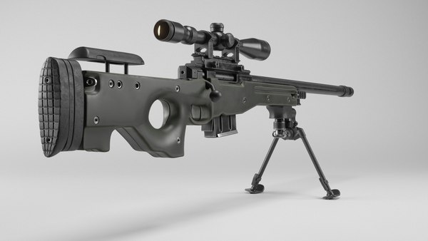 AWP 스나이퍼 라이플 3D 모델 - TurboSquid 1578382