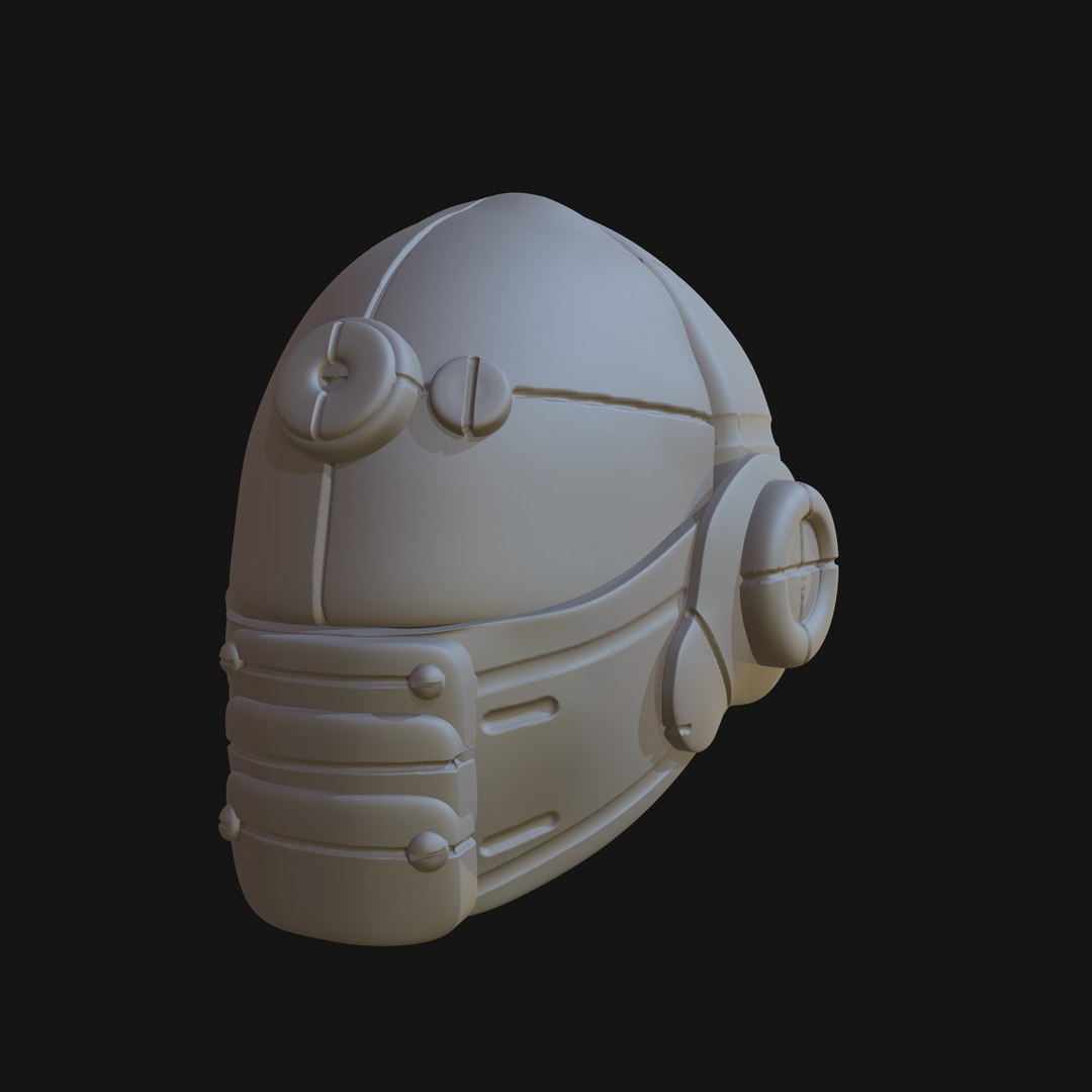 Mask Helmet Sculpt Printable Model - TurboSquid 1594337