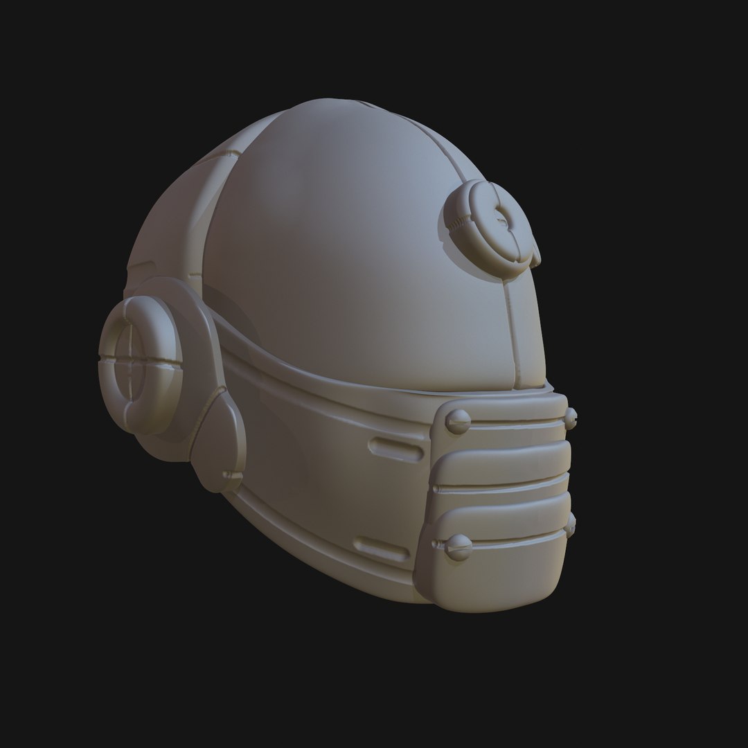 Mask Helmet Sculpt Printable Model - TurboSquid 1594337