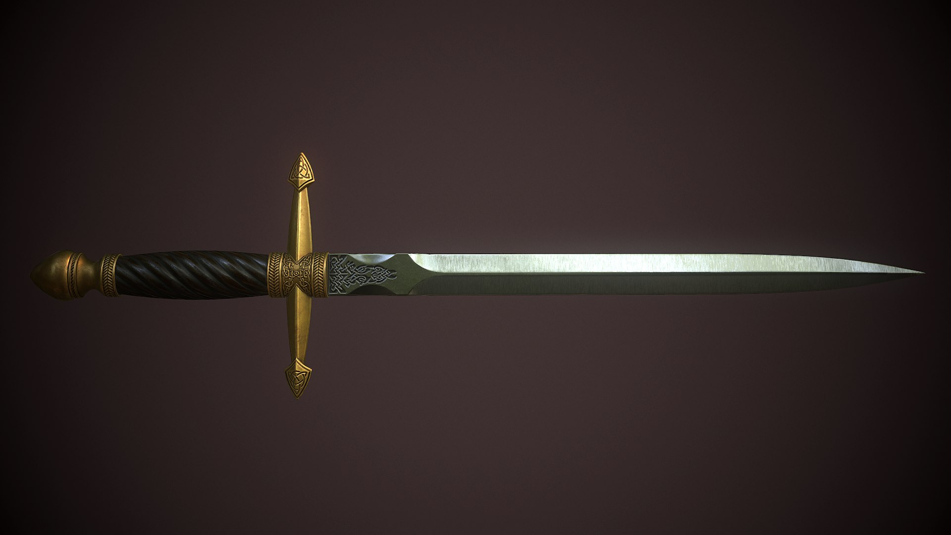 3D Dagger Medieval - TurboSquid 1272553