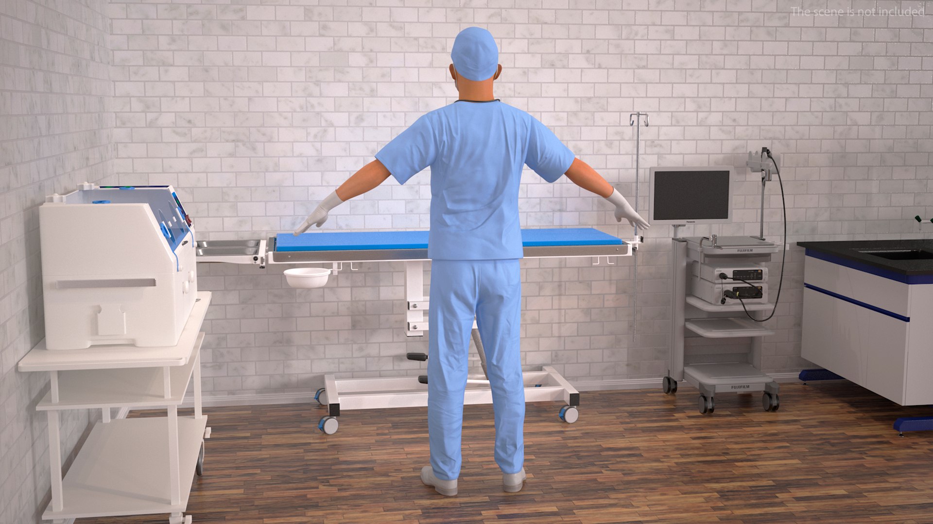 3D Asian Male Surgeon In Mask Rigged For Cinema 4D - TurboSquid 2203589