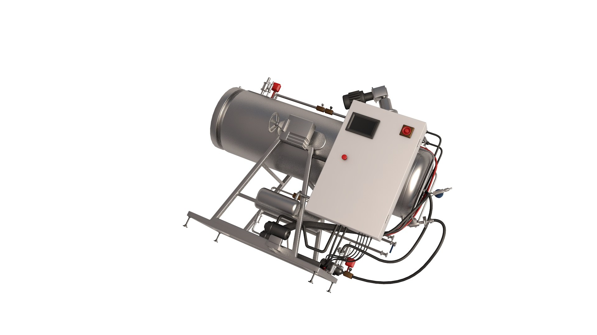 3D Model Alkaline Hydrolysis Machine - TurboSquid 2185412