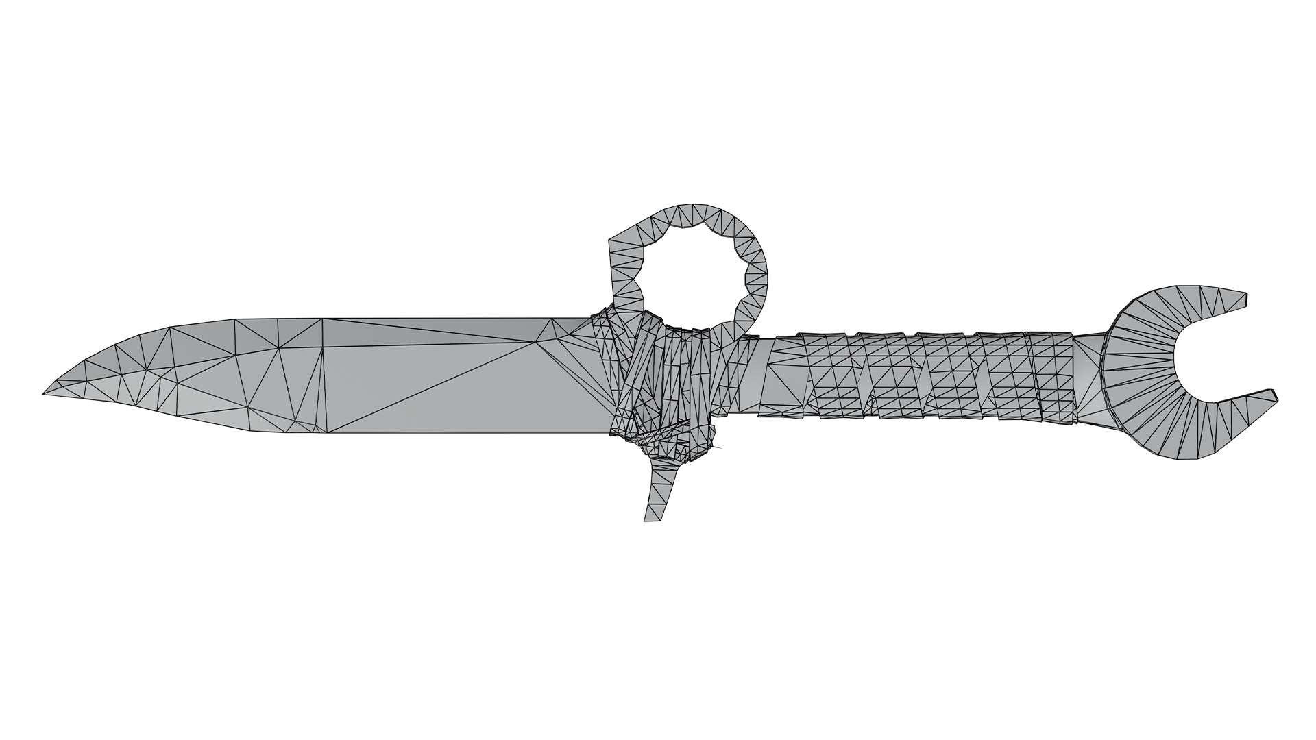 3D Spanner Knife - TurboSquid 1974785
