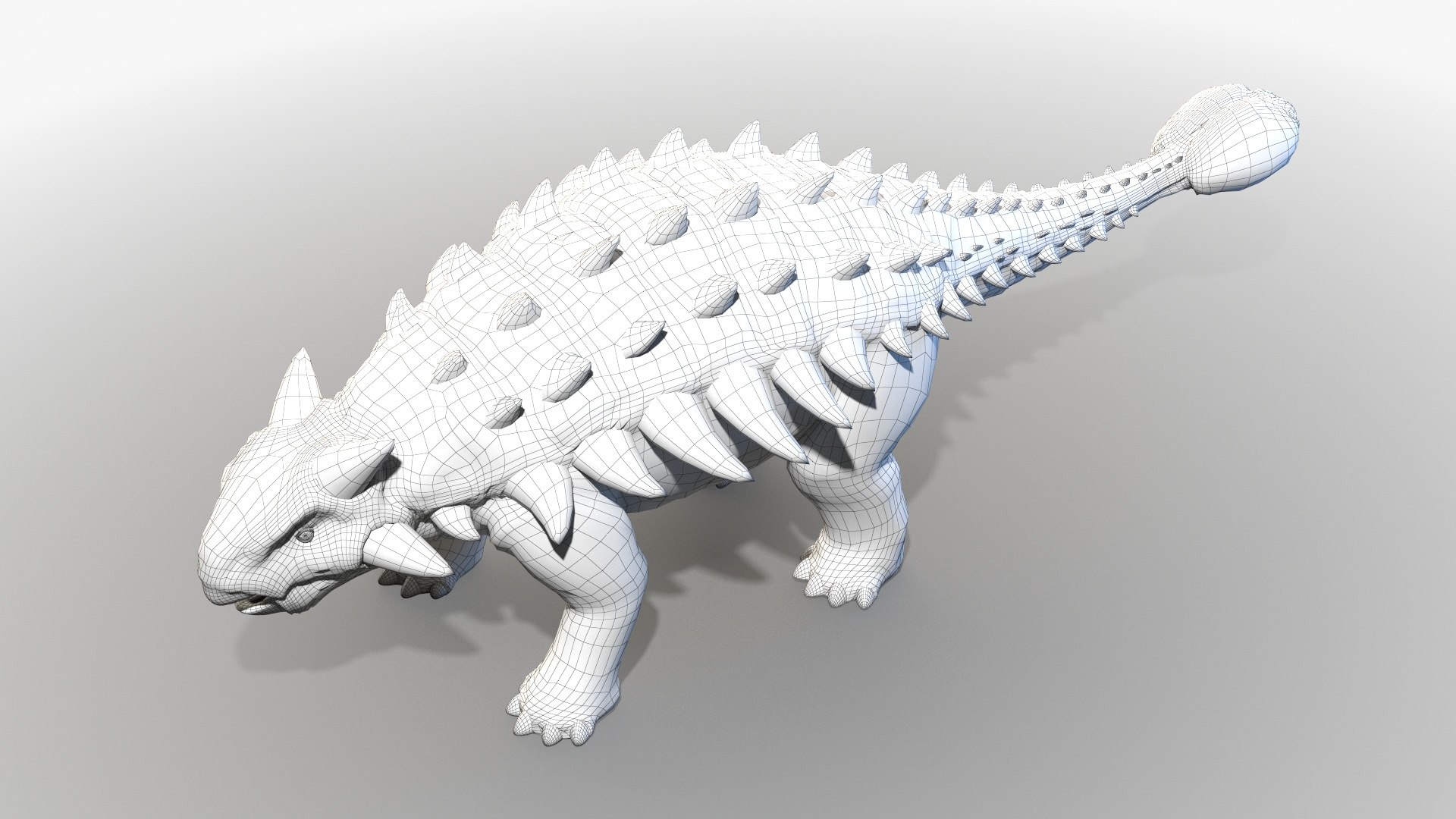 Ankylosaurus Model - TurboSquid 1591632