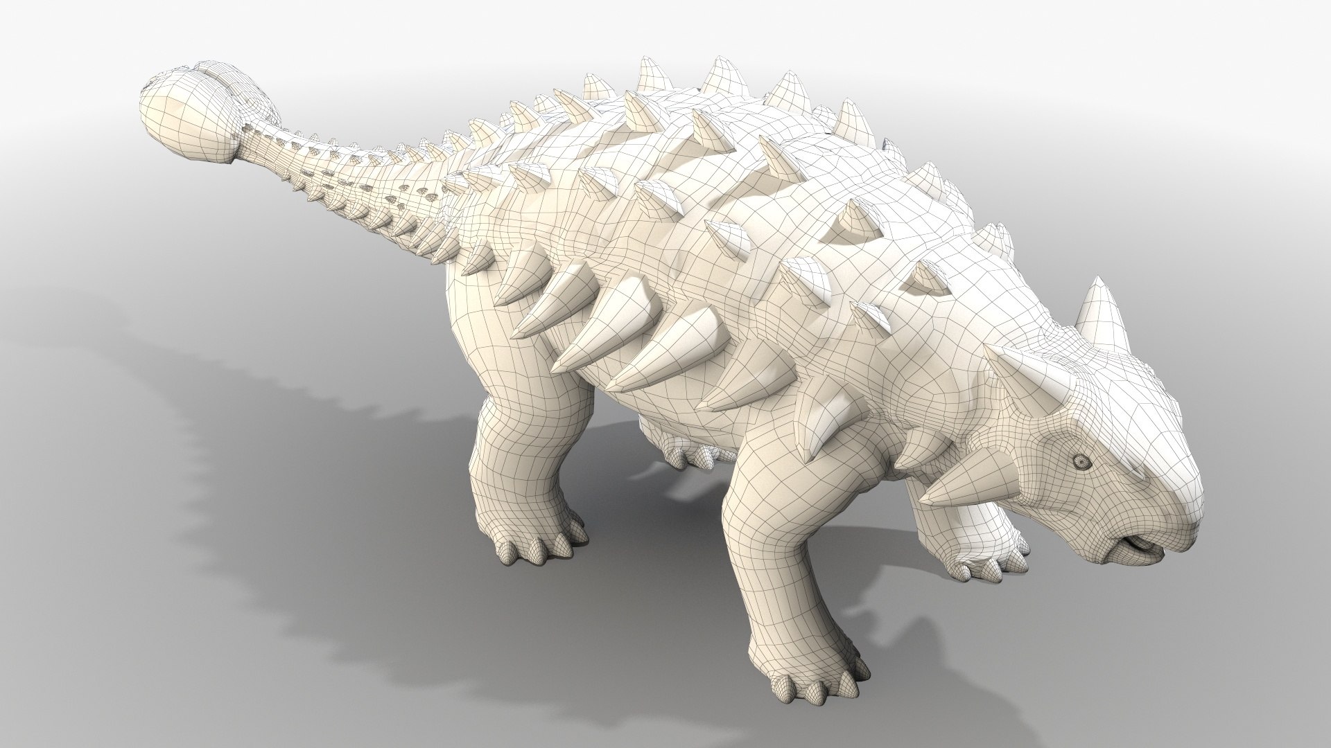 Ankylosaurus Model - TurboSquid 1591632