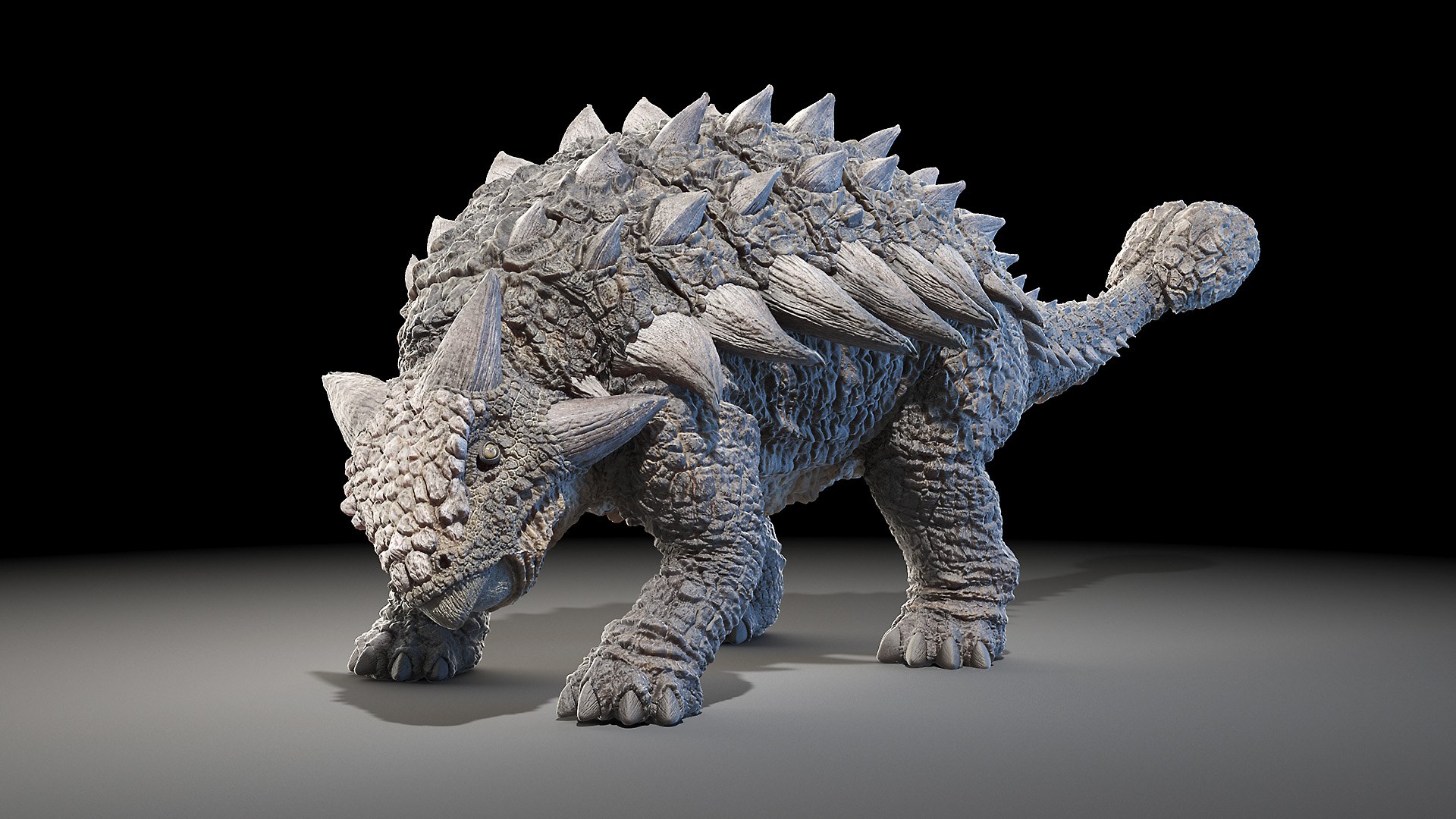 Ankylosaurus Model - TurboSquid 1591632