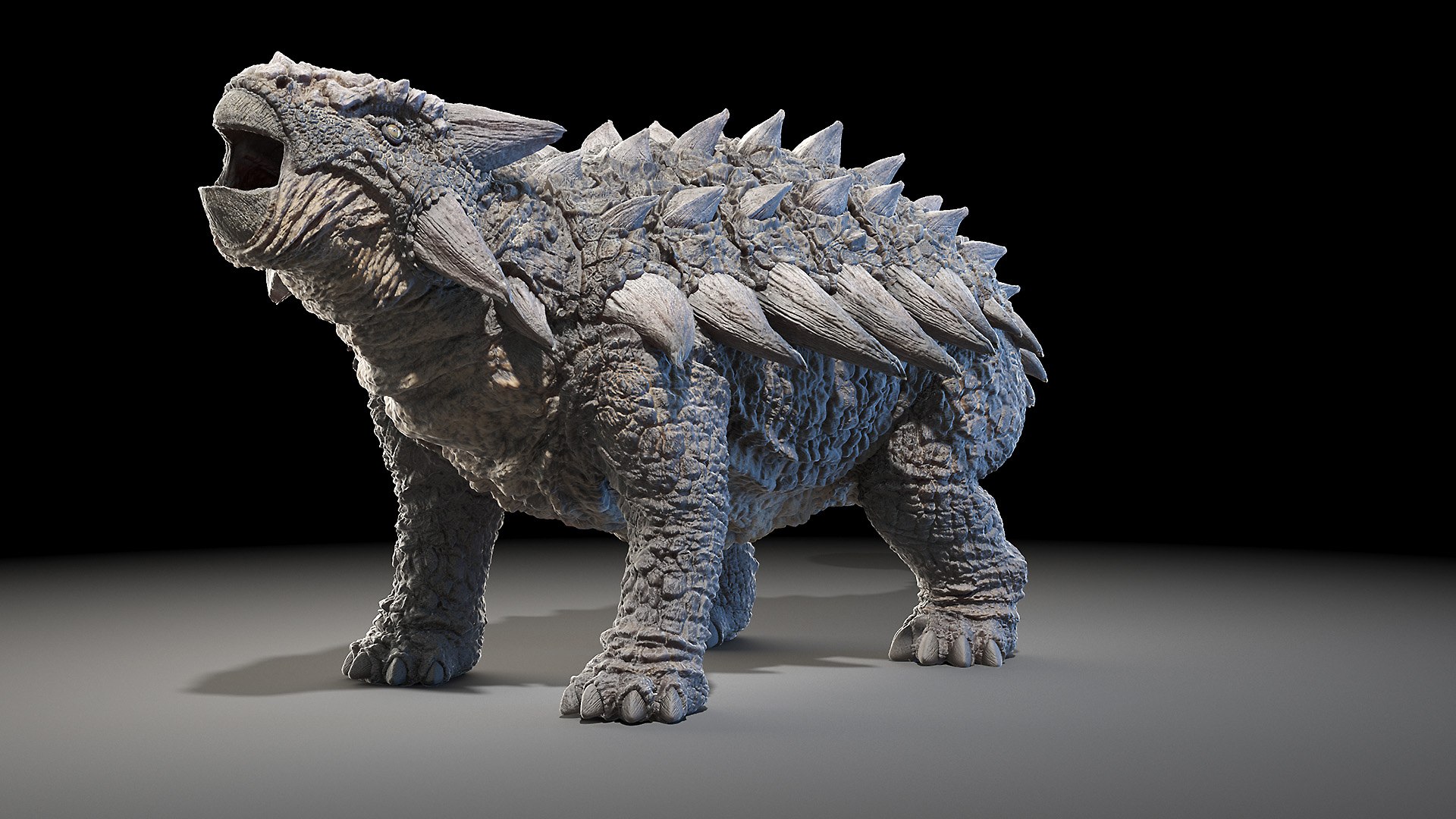 Ankylosaurus Model - TurboSquid 1591632