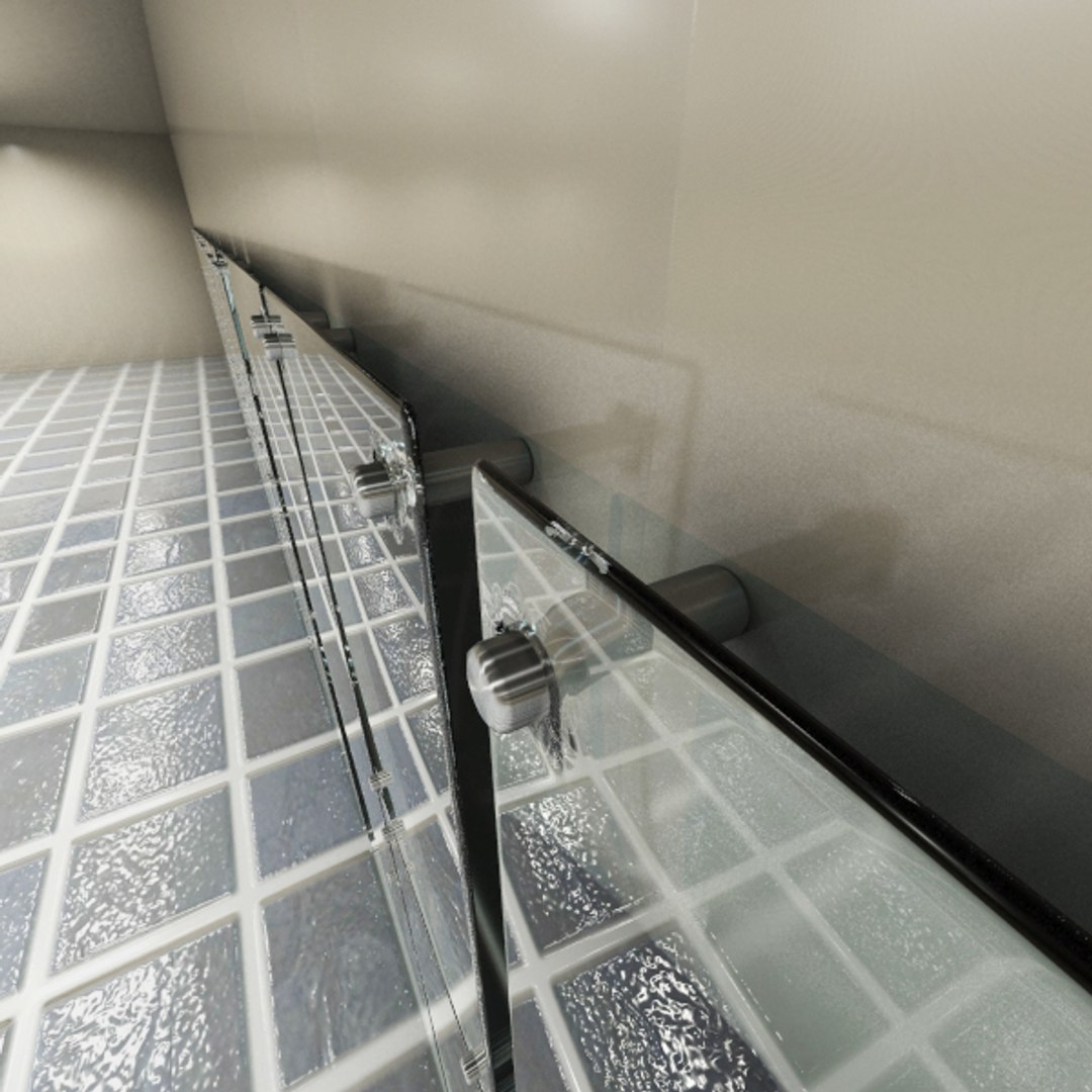 Glass Wall Panel 3d Model