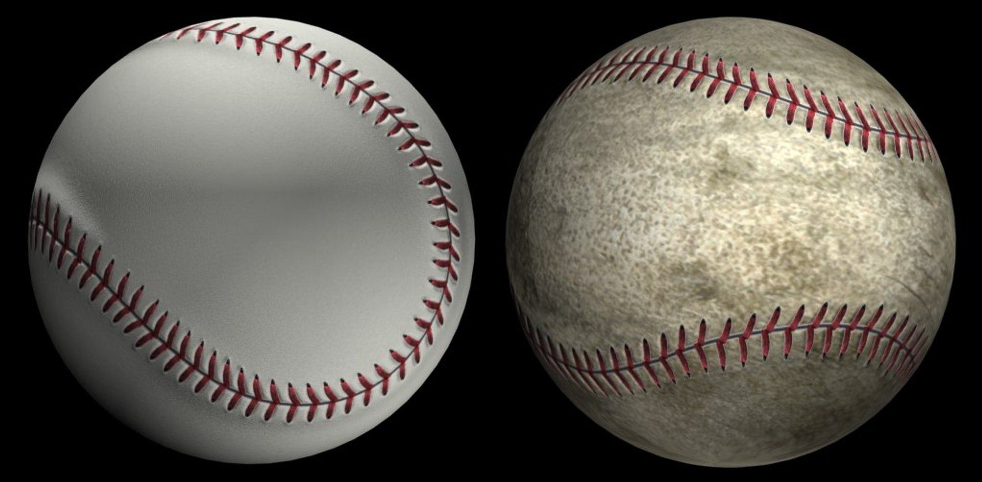 Baseball Ball Base 3d Model