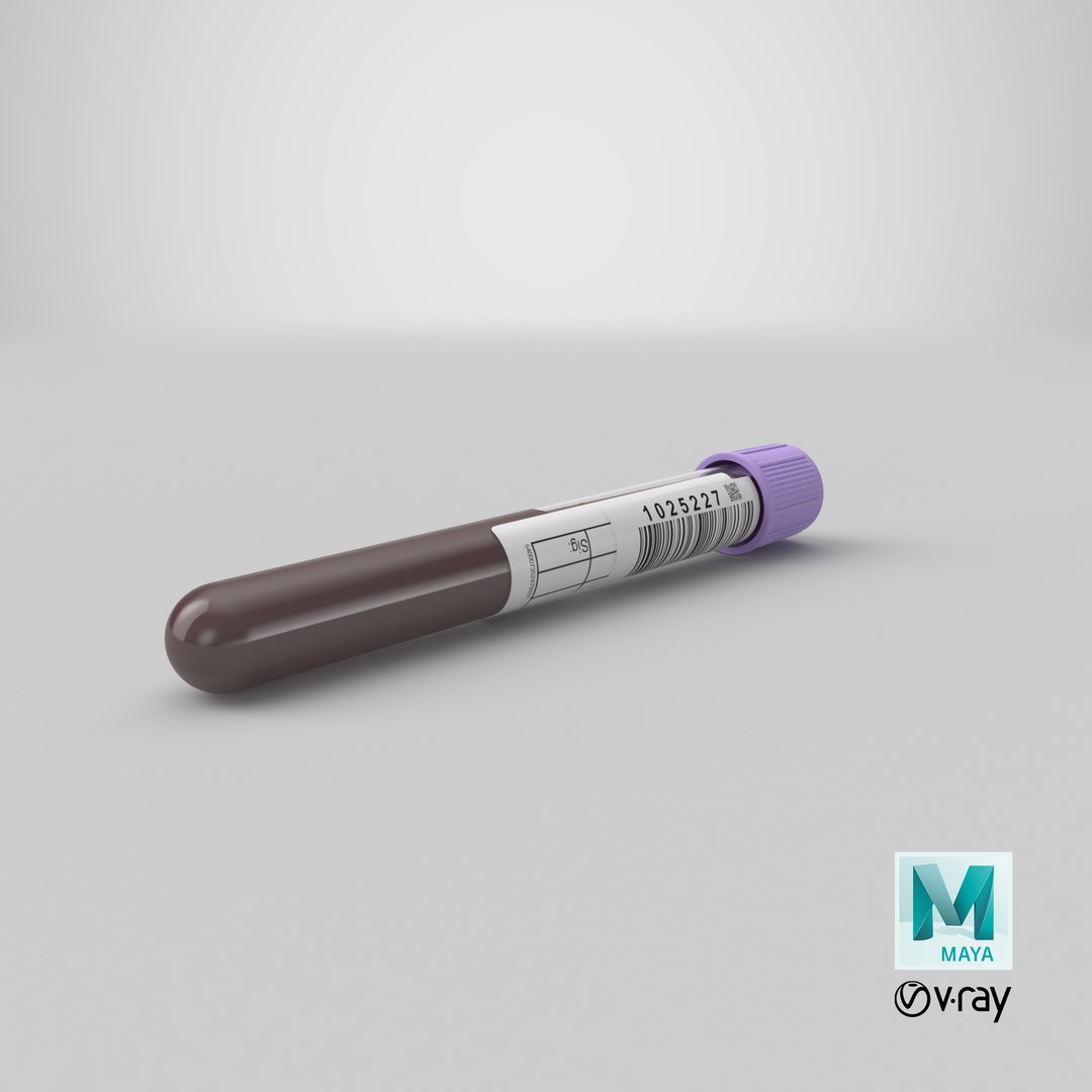 Blood samples laying 3D model - TurboSquid 1321341