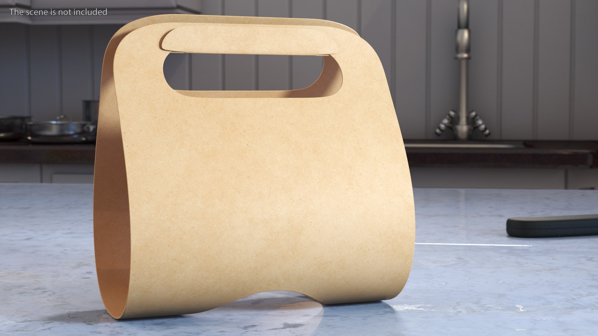 Kraft Paper Take Away Cup Holder One Cup 3D Model - TurboSquid 1967977