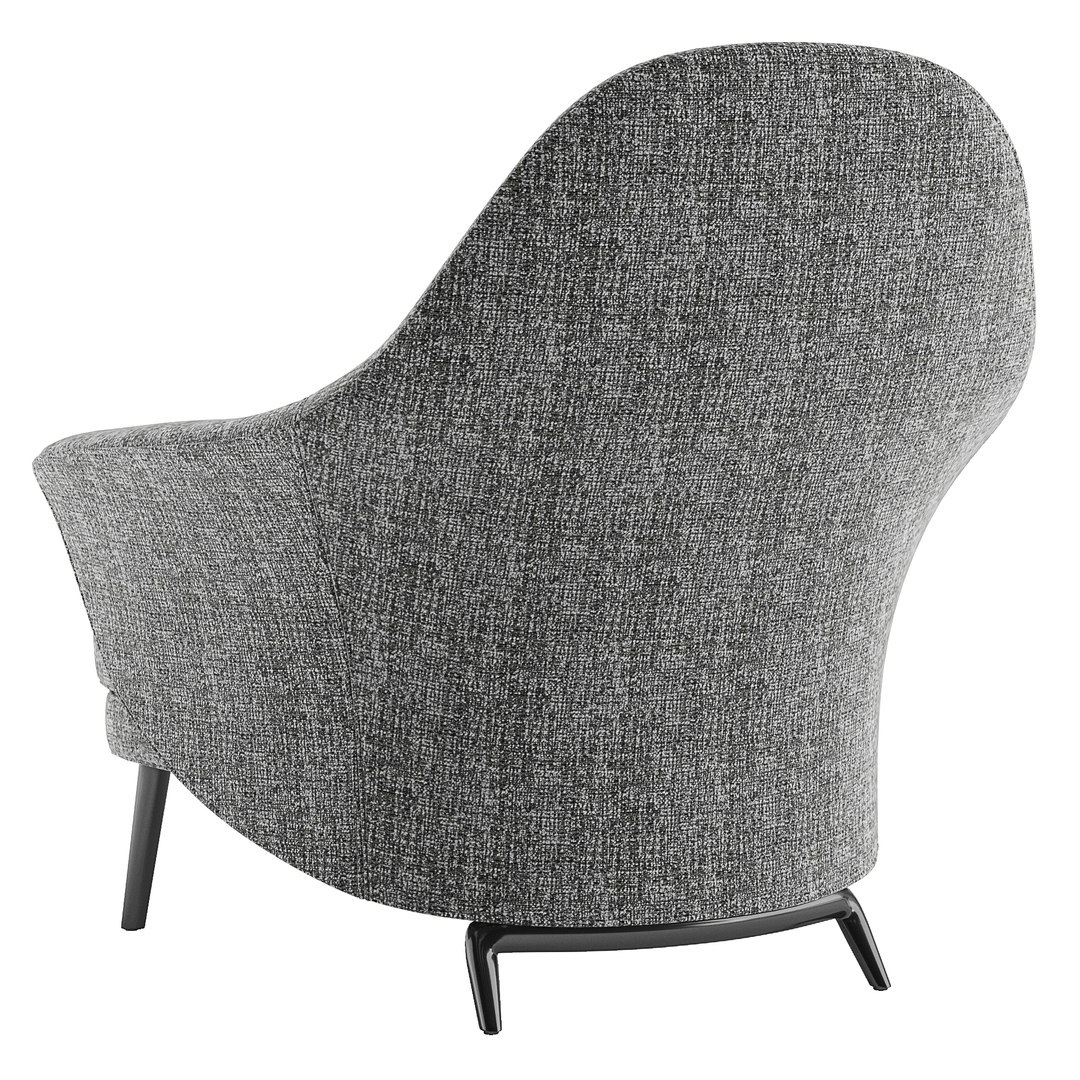Minotti Angie Armchair 3D Model - TurboSquid 1970136