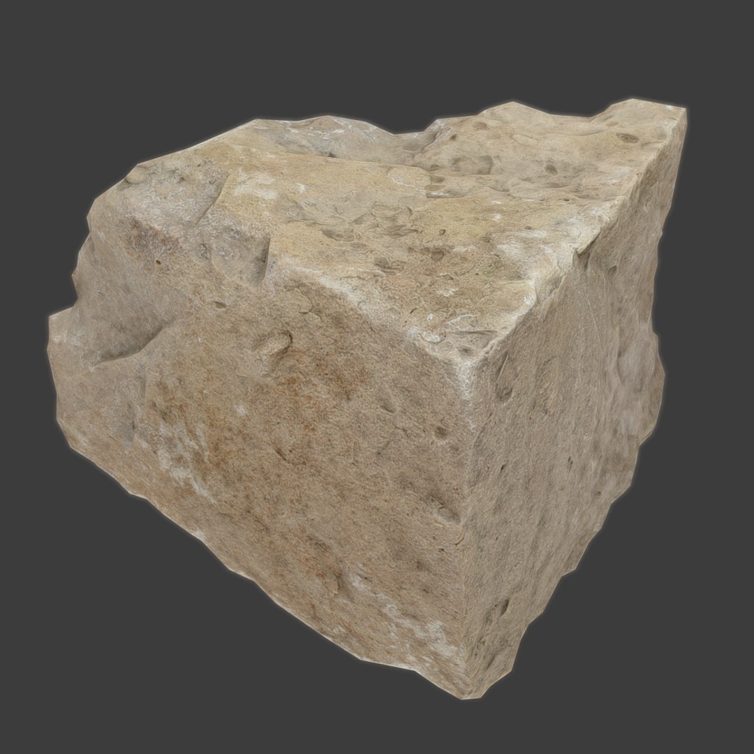 3d Stone Scan Model
