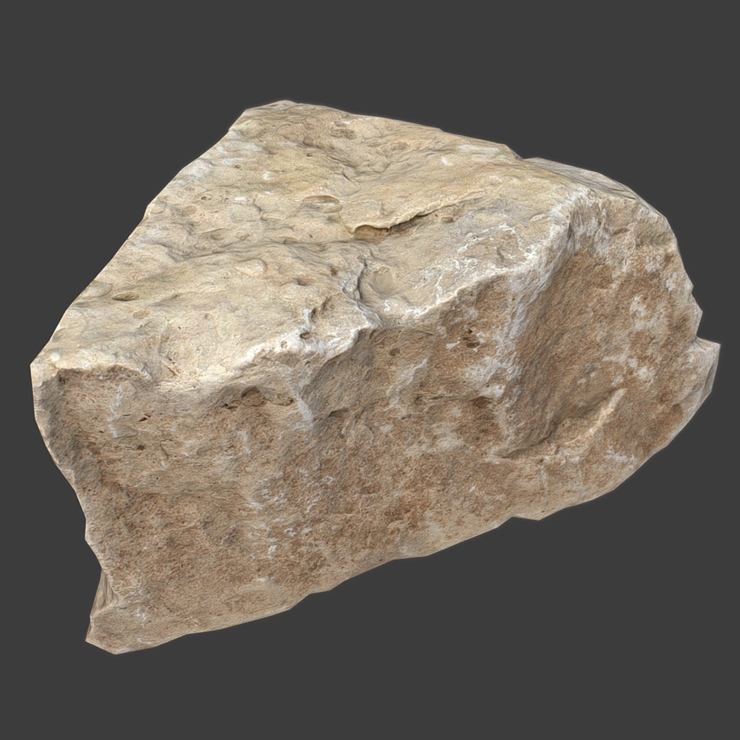 3d Stone Scan Model
