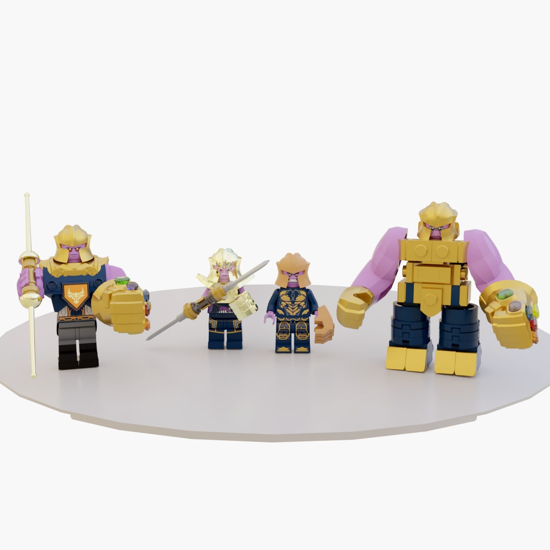 3D Lego Thanos mini pack model - TurboSquid 1987793