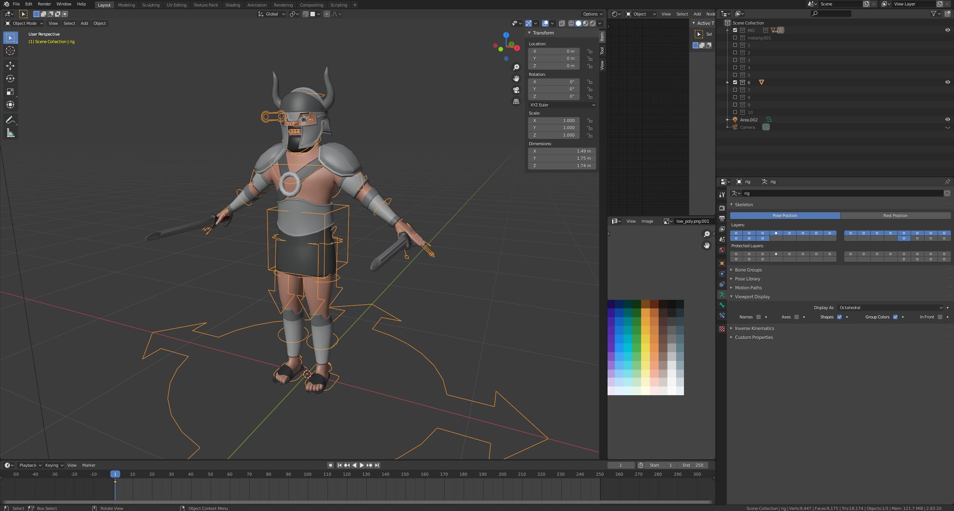 Cartoon characters gladiators 3D - TurboSquid 2099833