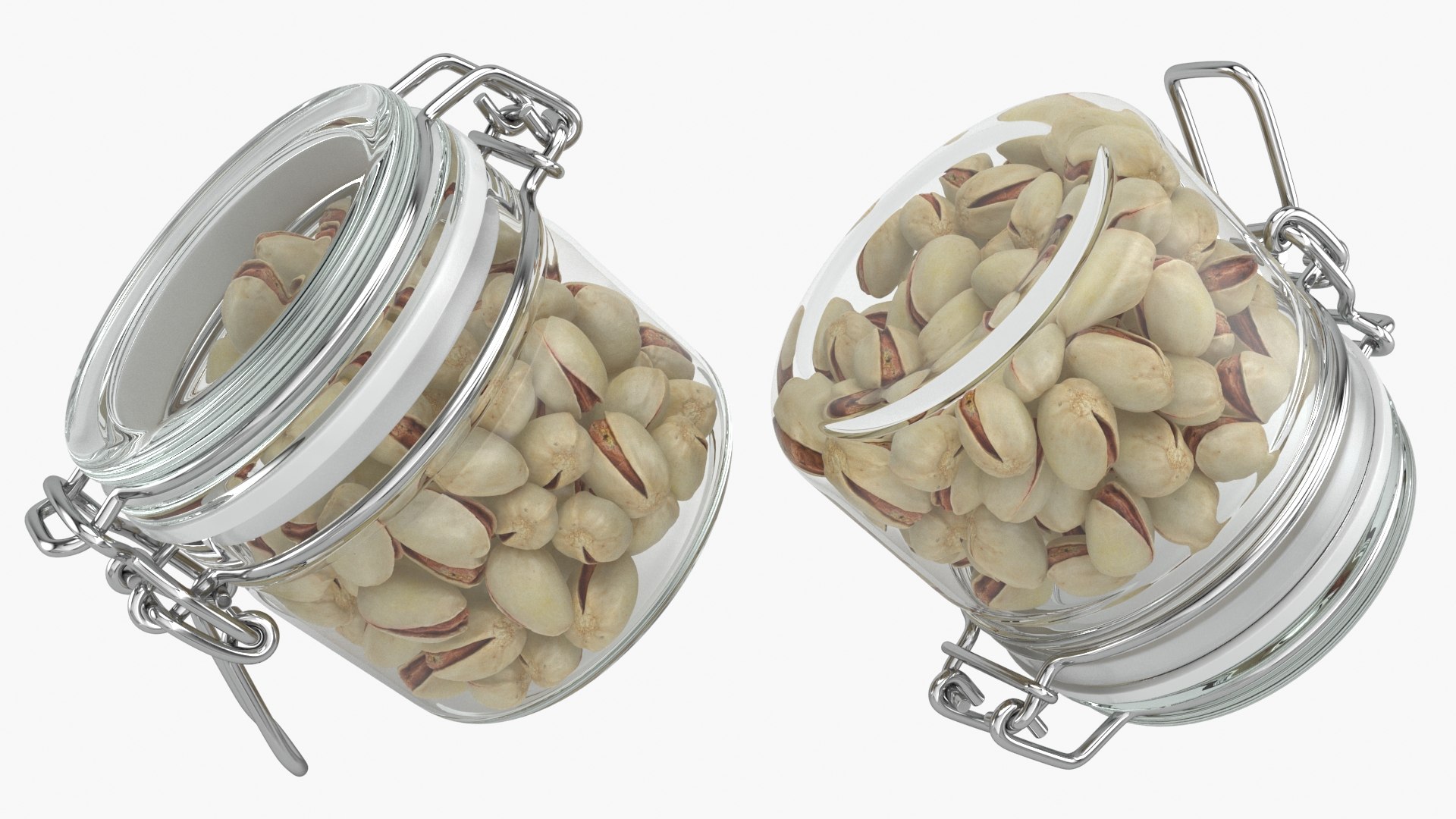 Pistachios In A Glass Jar 3D Model - TurboSquid 1849321