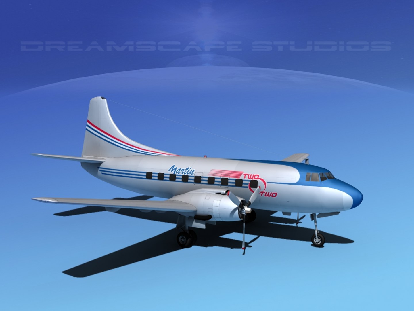 3d Model Of Propellers Martin 202