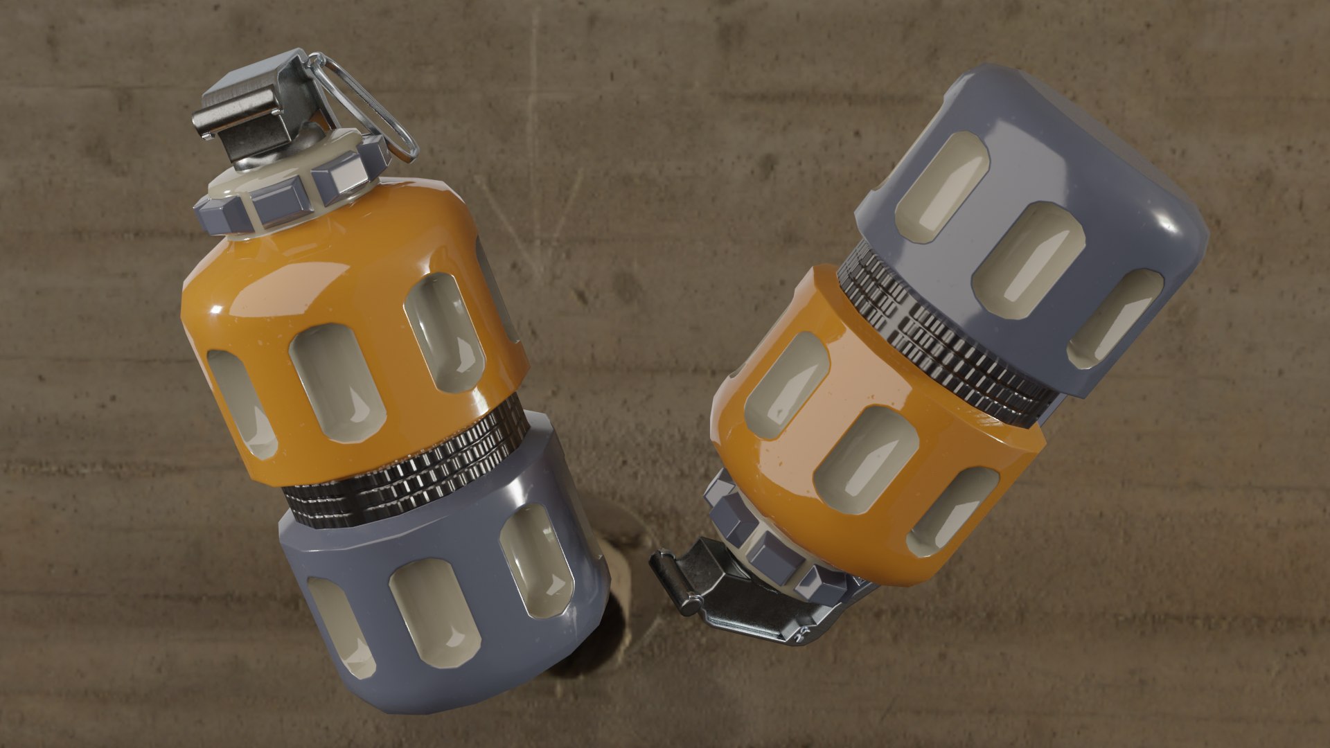 3D Sci-Fi Gas Grenade Model - TurboSquid 2089952