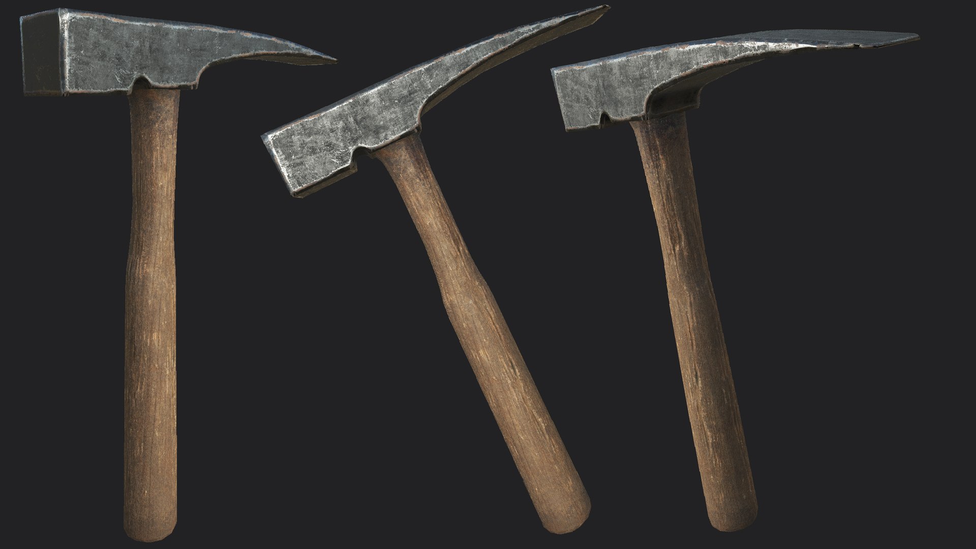 3D Rock Hammer Pbr - TurboSquid 1321377