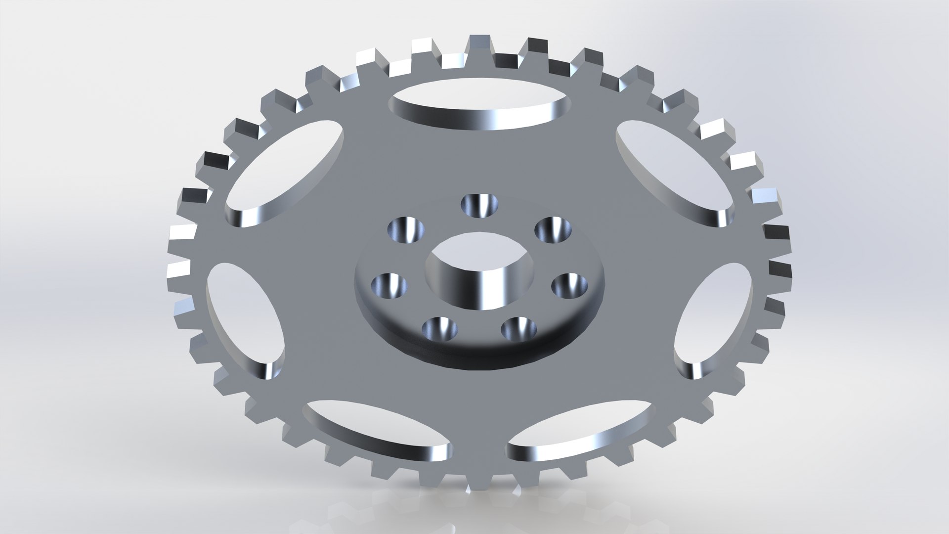 3D Lightened Flywheel Model - TurboSquid 1217730