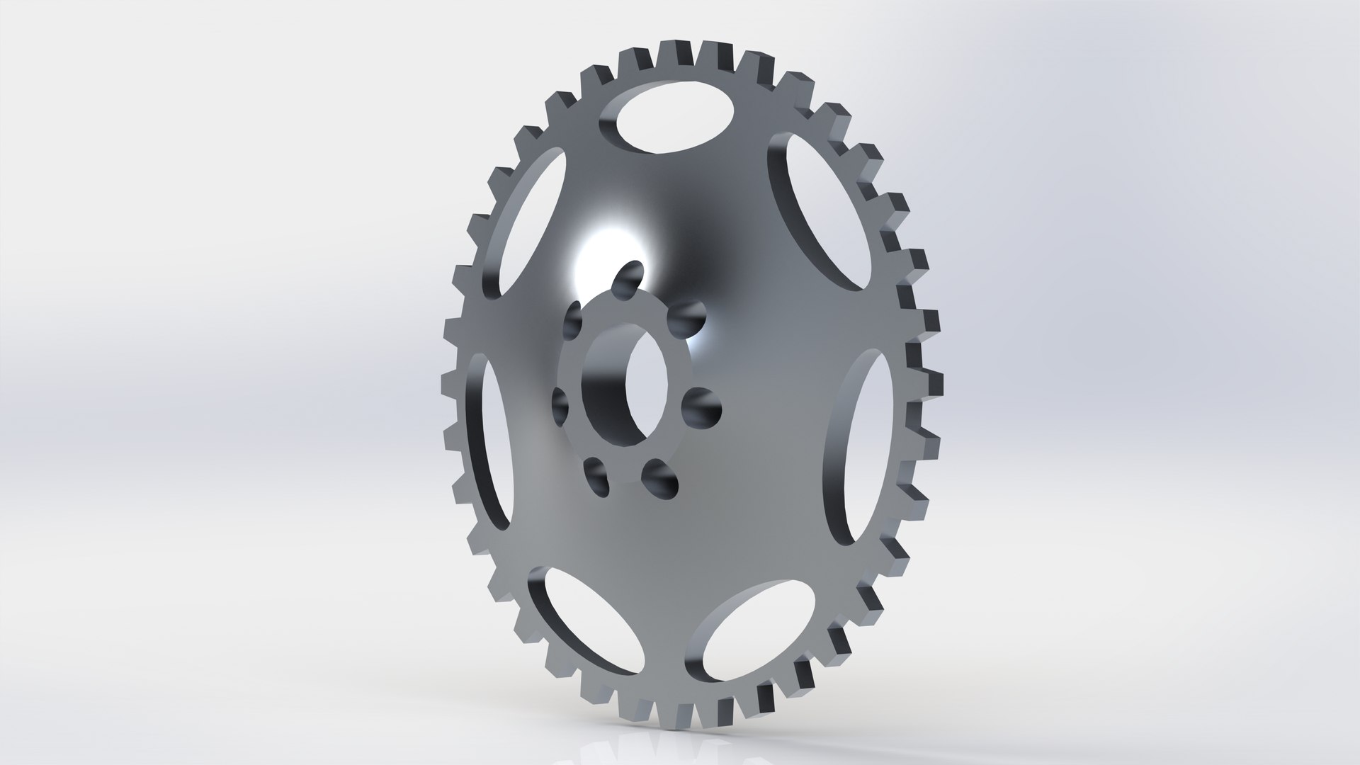 3D Lightened Flywheel Model - TurboSquid 1217730