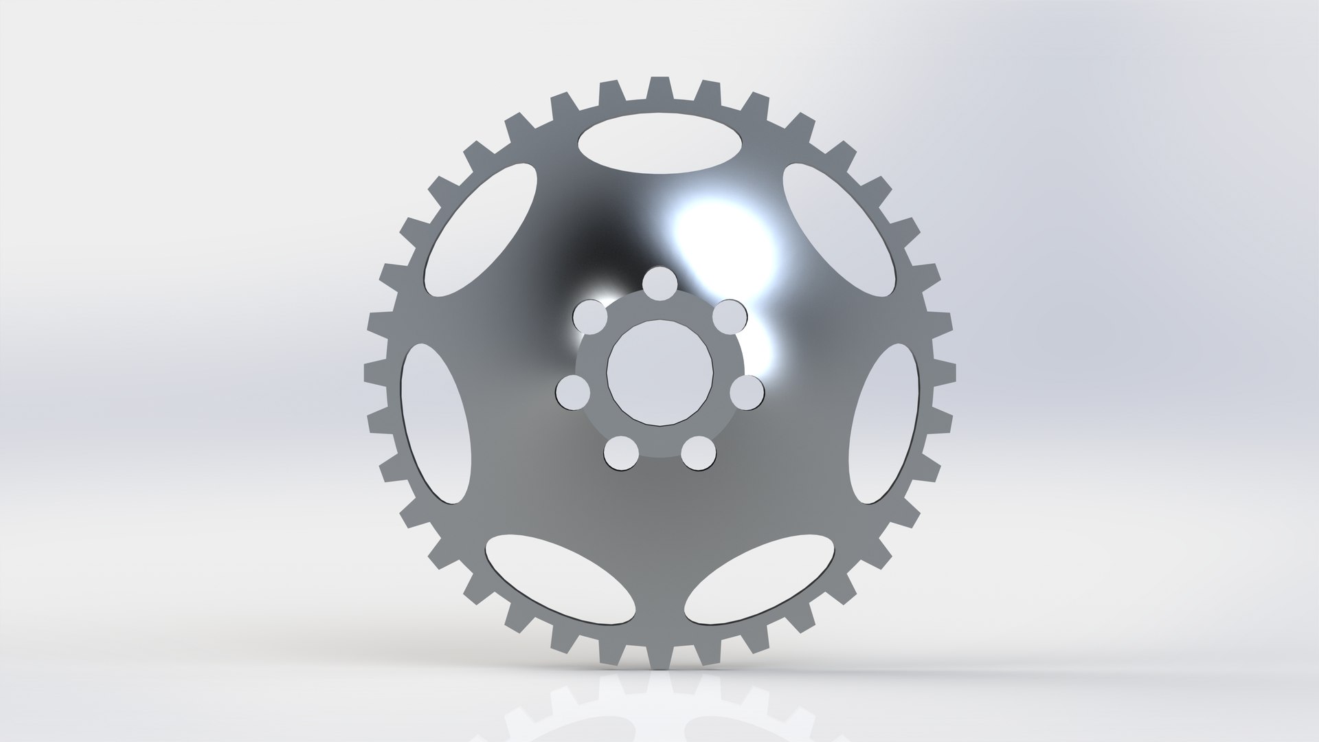 3D Lightened Flywheel Model - TurboSquid 1217730